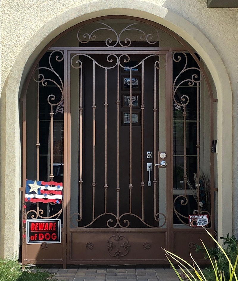 Traditional Courtyard Gates – LV Iron & Steel
